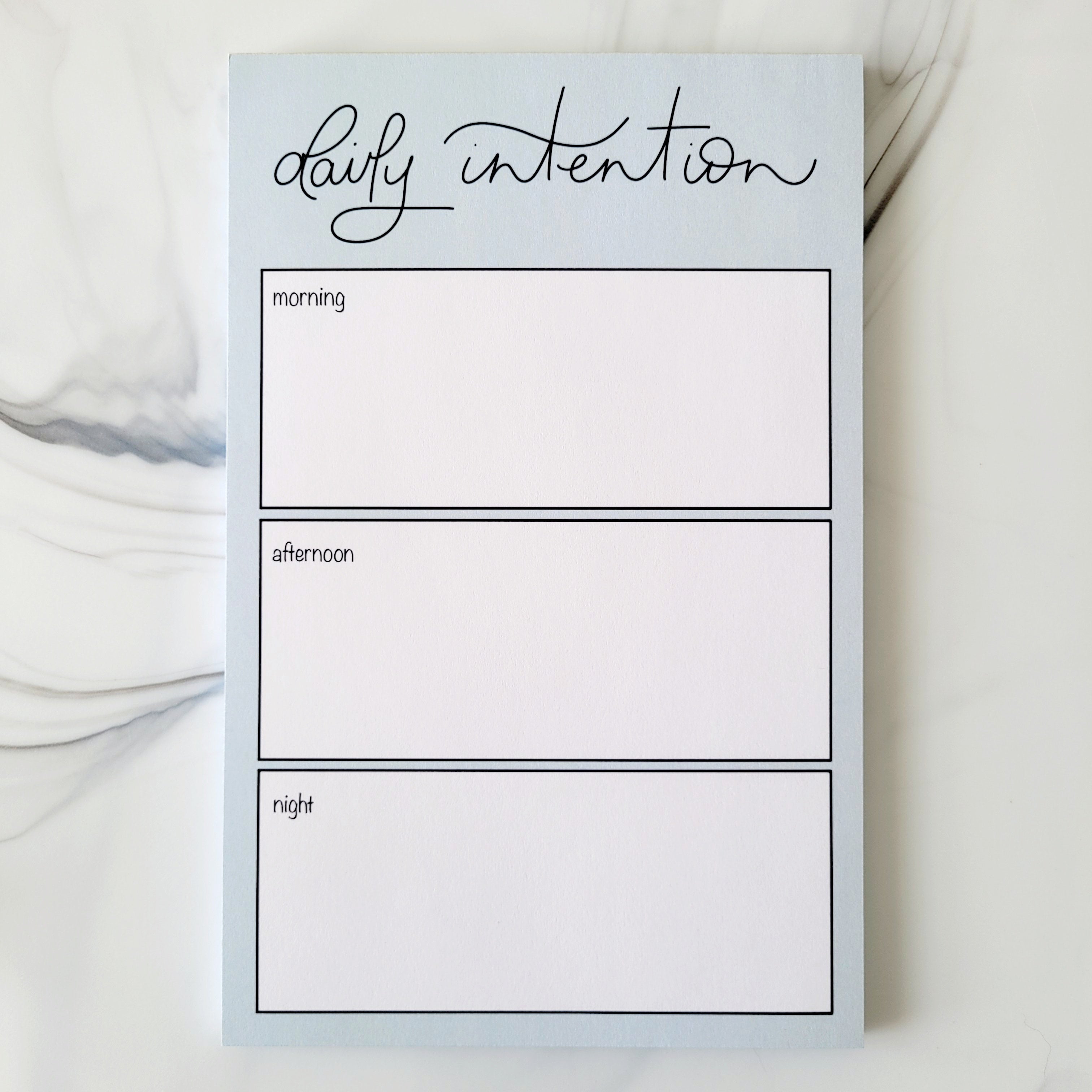 Daily Intentions – Lettering By Tracy