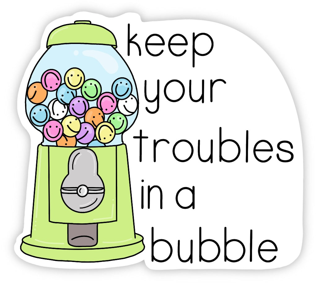 Troubles In A Bubble – Lettering By Tracy