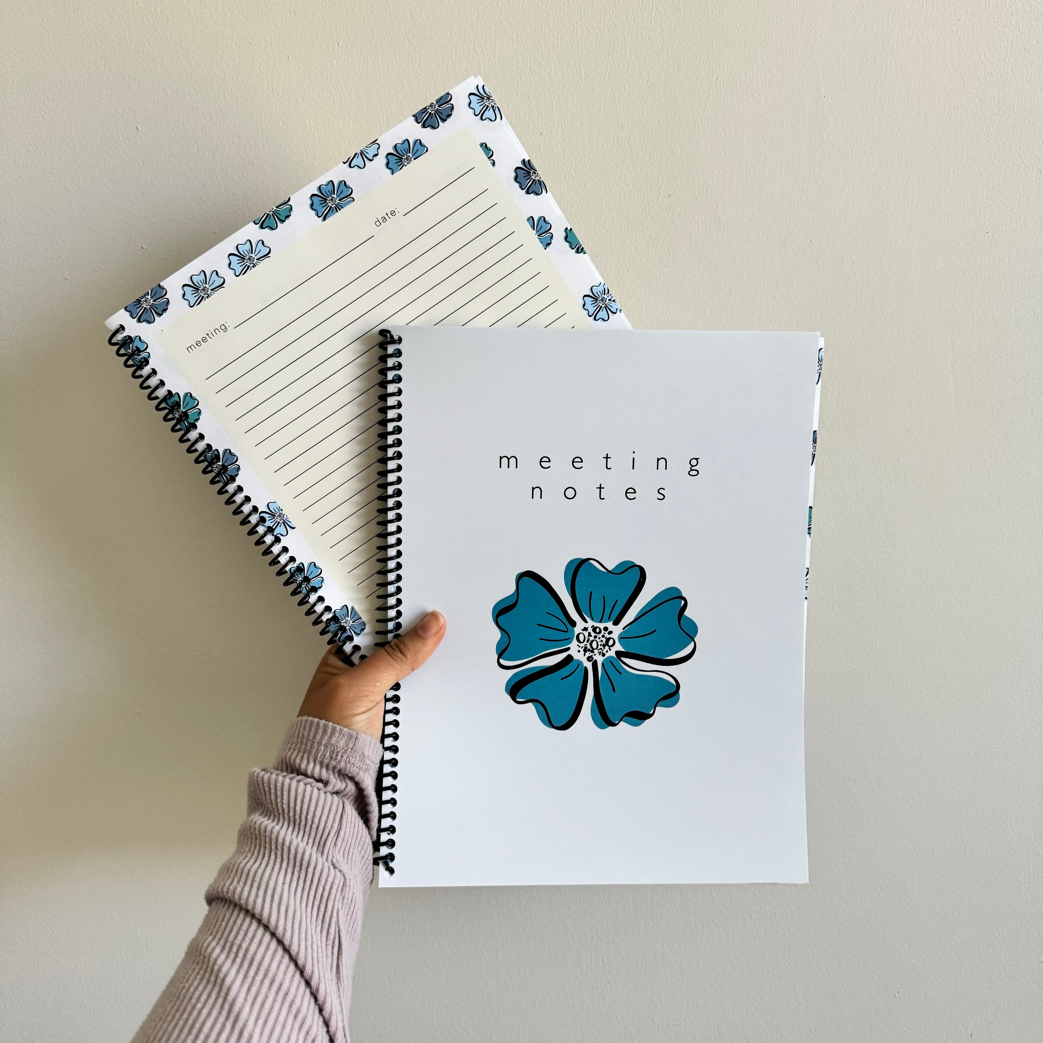 Floral Meeting Notes – Lettering By Tracy