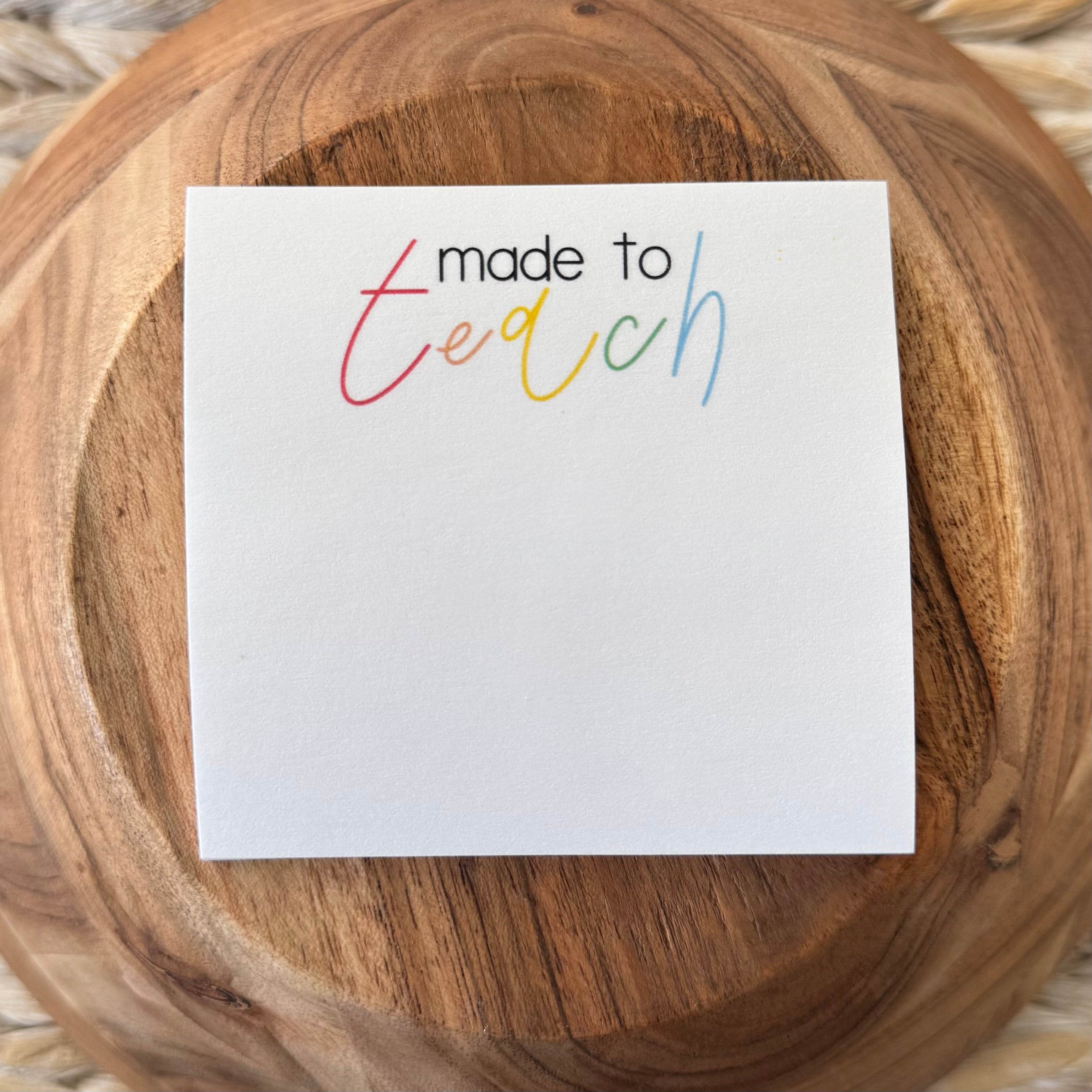 Made To Teach Post-It® – Lettering By Tracy