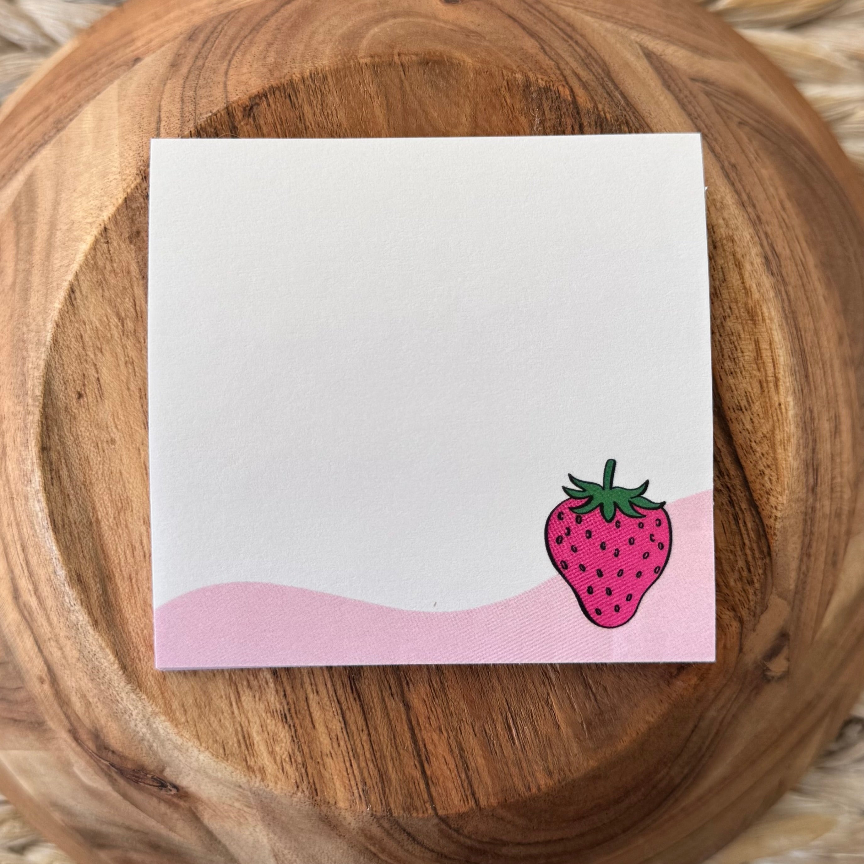 Strawberry Post-It® – Lettering By Tracy