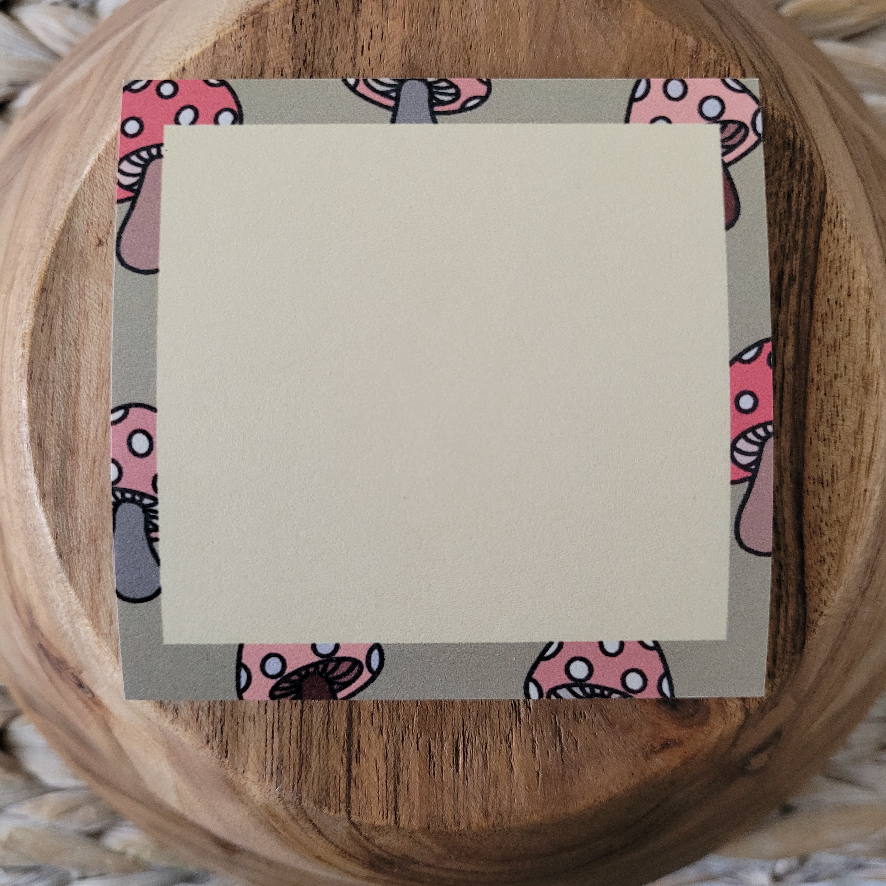 Mushroom Border Post-It® – Lettering By Tracy